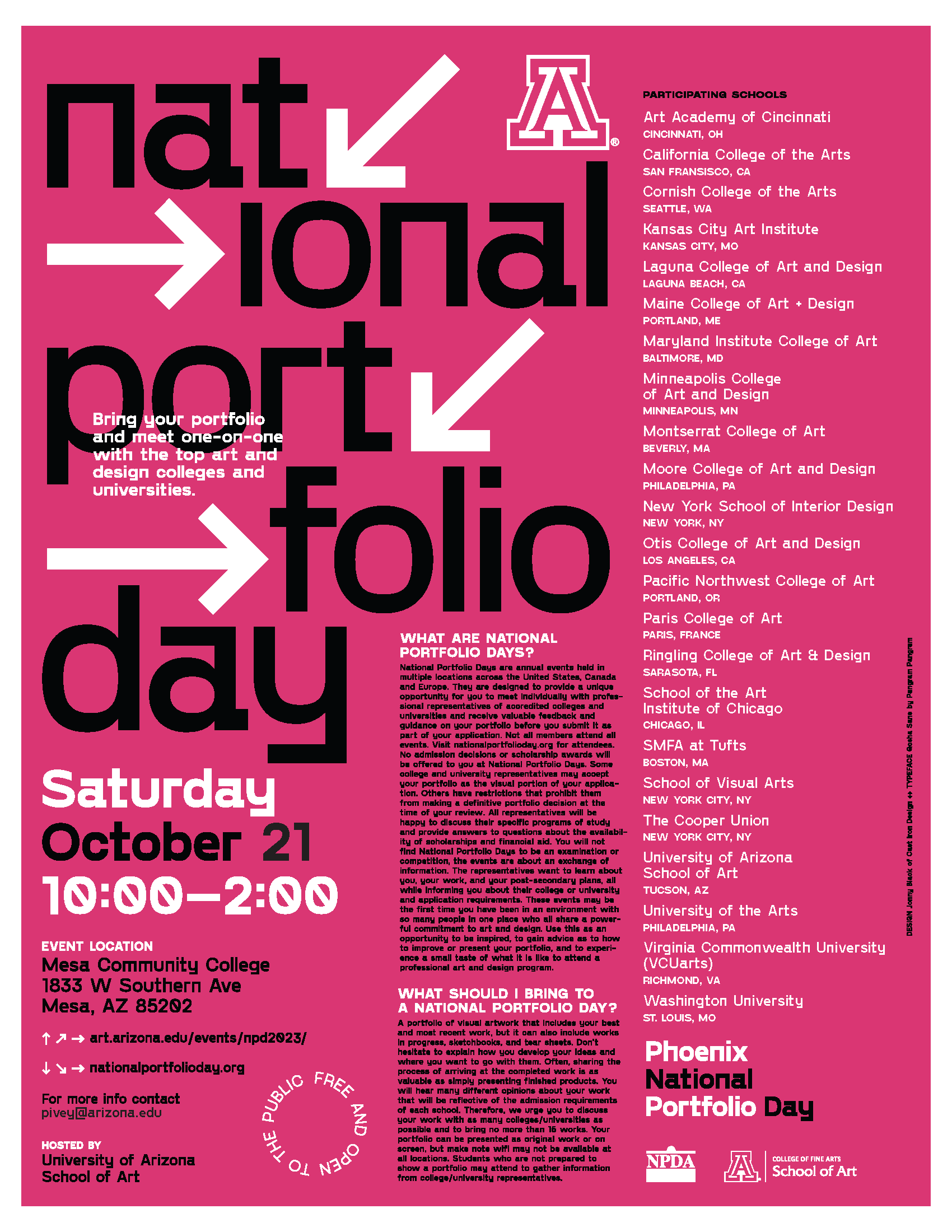 National Portfolio Day - Arizona Arts